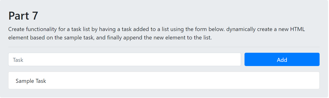 Solved Complete the following DOM Exercises (Please | Chegg.com
