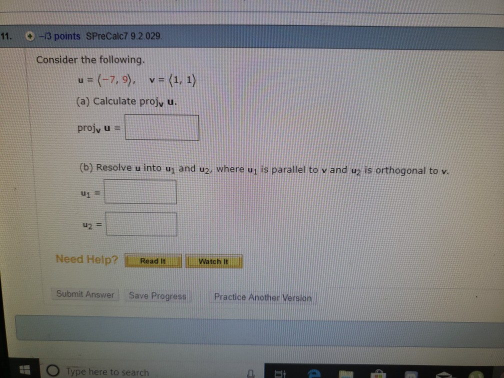 Solved 11. 13 points SPreCalc7 9.2.029 Consider the | Chegg.com