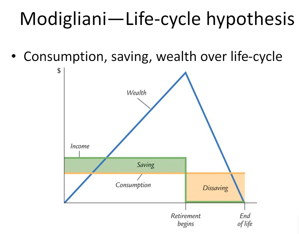 Solved Modigliani-Life-cycle hypothesis Consumption, saving, | Chegg.com