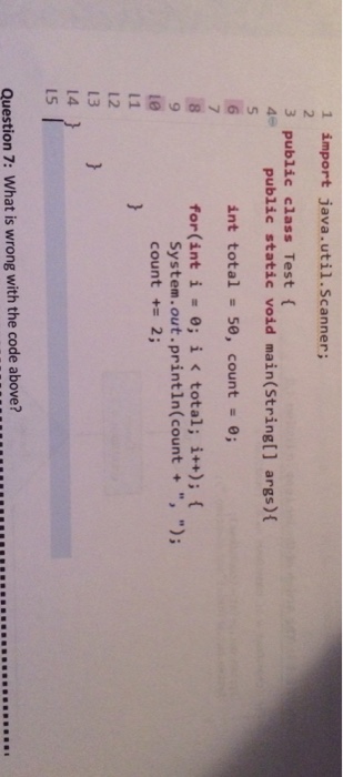 Solved Import java. util. Scanner; public class Test {public | Chegg.com