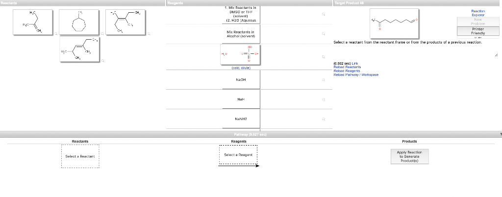 Solved 1. OsO, NMO 2. NaHSO3,H2O \begin{tabular}{c} | Chegg.com