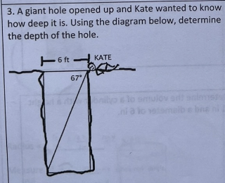 Solved 3. A giant hole opened up and Kate wanted to know how | Chegg.com