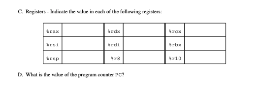 Consider the following Y86-64 program. The object | Chegg.com
