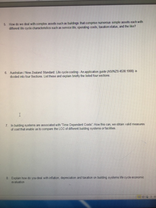 Solved How do we deal with complex assets such as buildings | Chegg.com ...