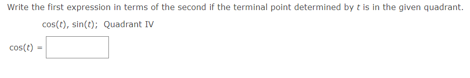 Solved Write the first expression in terms of the second if | Chegg.com
