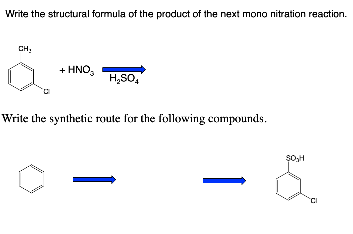 Solved Write the structural formula of the product of the | Chegg.com