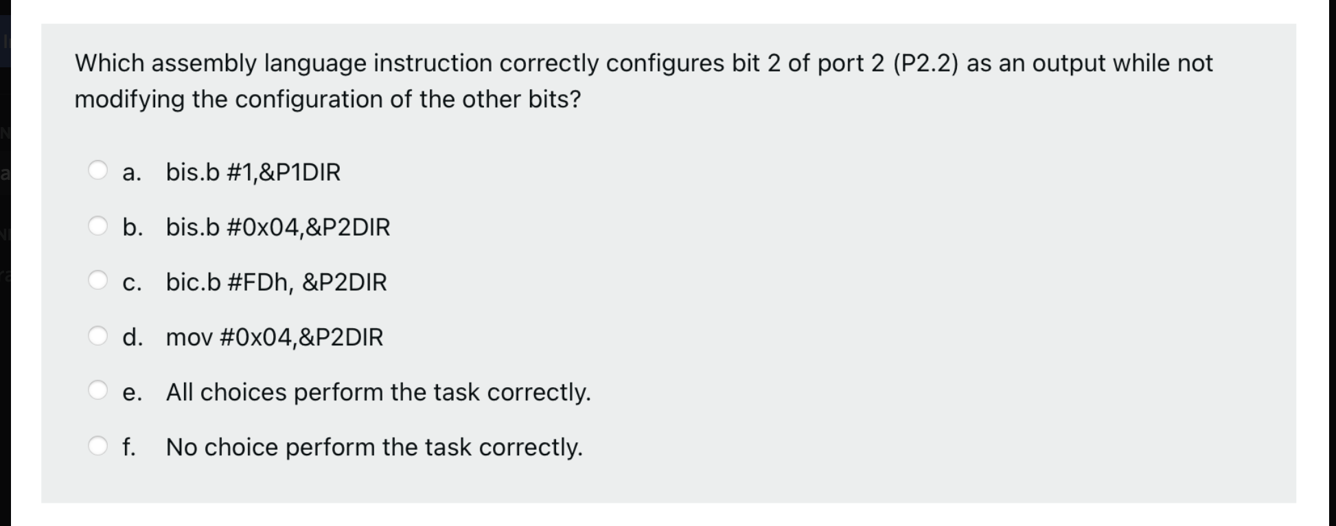 Solved Which assembly language instruction correctly | Chegg.com