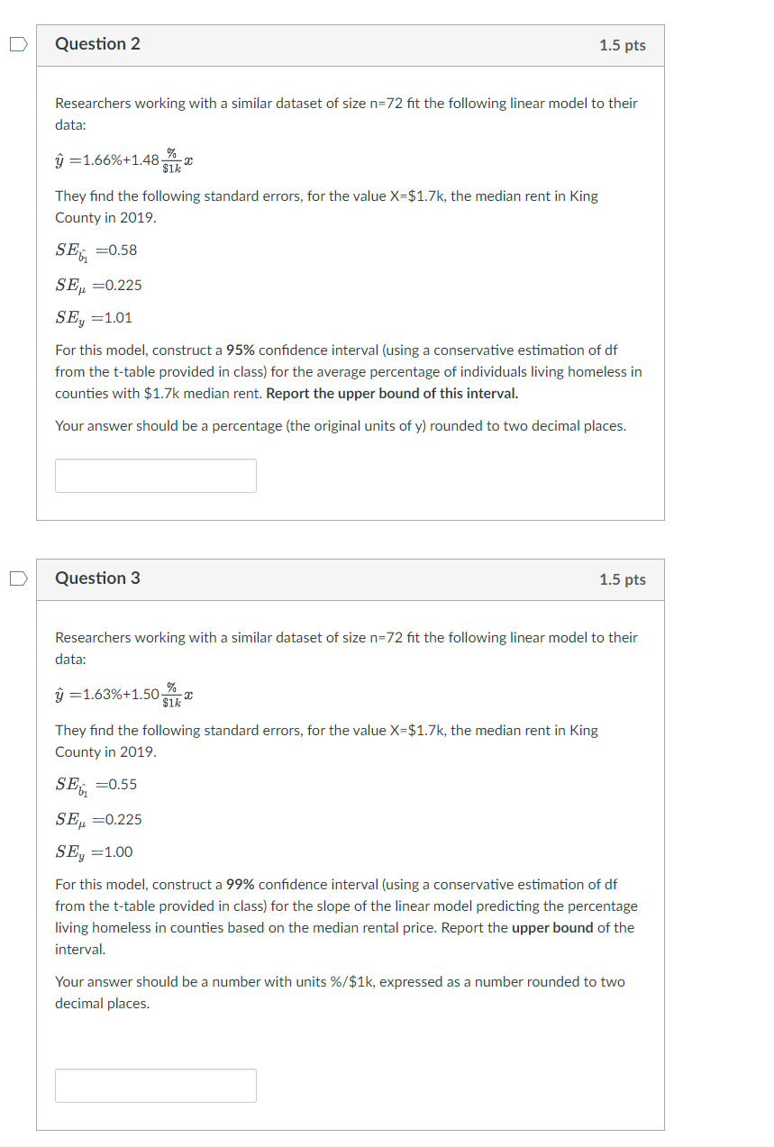 Solved The following questions concern sample-se of counties | Chegg.com