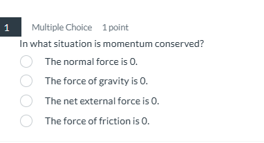Solved Multiple Choice 1 ﻿pointIn ﻿what situation is | Chegg.com
