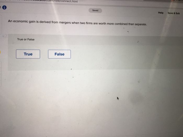 Solved uor.com/flow/connect.html Help Save & Exit Saved An | Chegg.com
