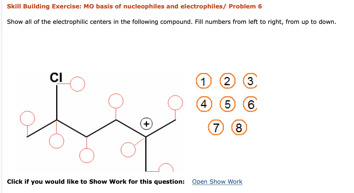 Solved Skill Building Exercise: MO basis of nucleophiles and | Chegg.com