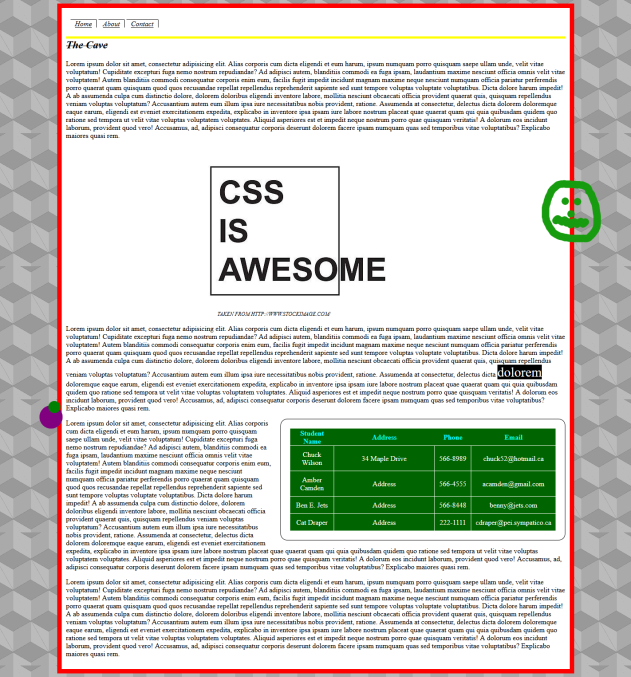 Solved I need to recreate thi spage in HTML and in | Chegg.com