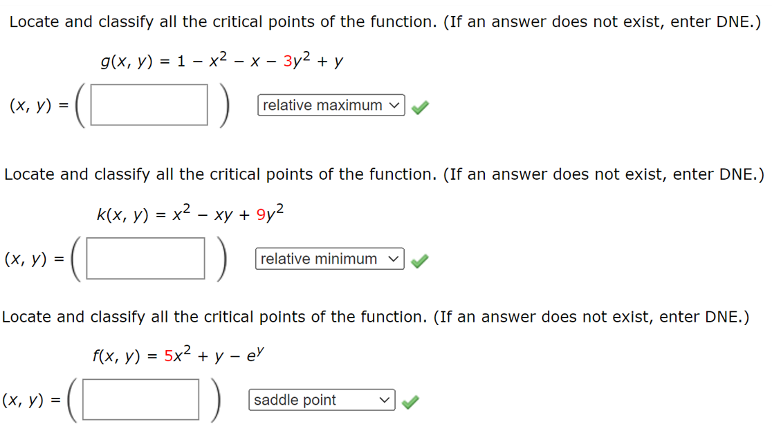 Solved Locate and classify all the critical points of the | Chegg.com