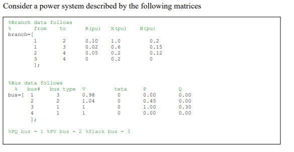 Solved Power System Problem. From above information | Chegg.com
