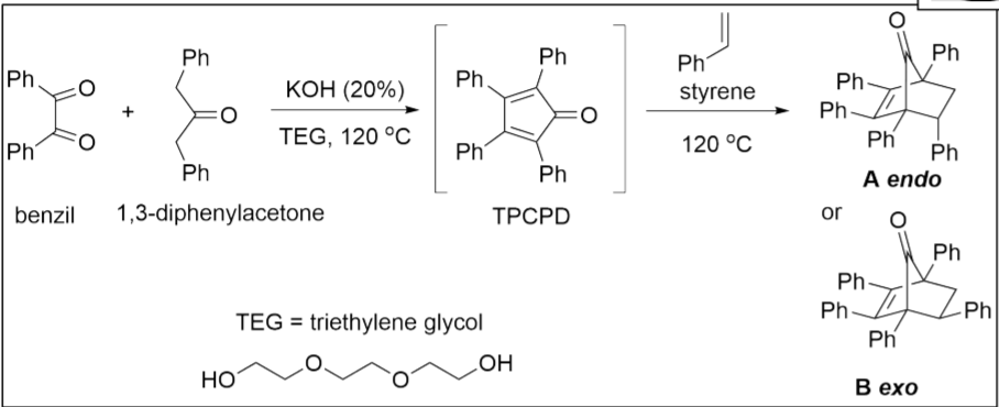 Solved O Ph Ph . Ph KOH (20%) Ph. Ph styrene Ph Ph Ph Ph Ph | Chegg.com