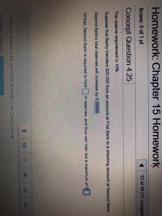 Solved Homework: Chapter 15 Homework Score: 0 of 1 pt 12 of | Chegg.com ...