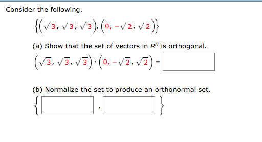 Solved Consider the following. V3, V3, V3, (0, -2, V2 (a) | Chegg.com