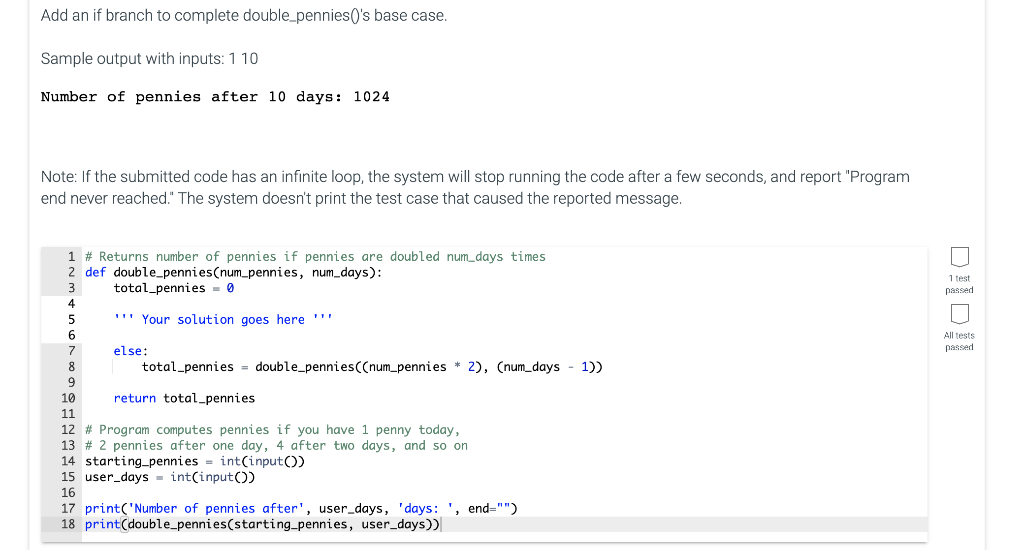 Solved Need help with what to put in line 7, write the code | Chegg.com