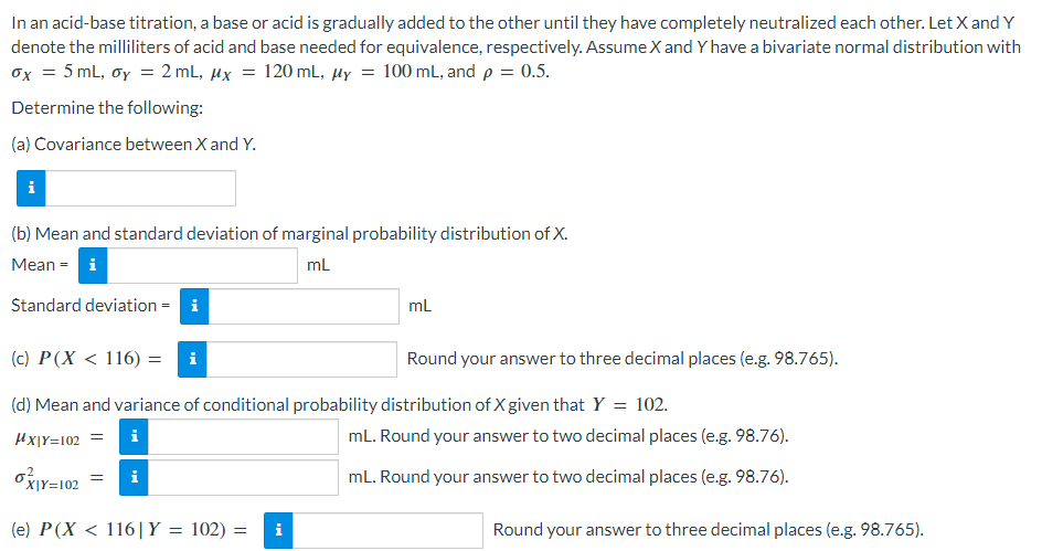 Solved In an acid-base titration, a base or acid is | Chegg.com