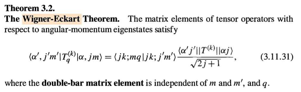 Solved by using Wigner Proof Projection Theorem - Eckart | Chegg.com