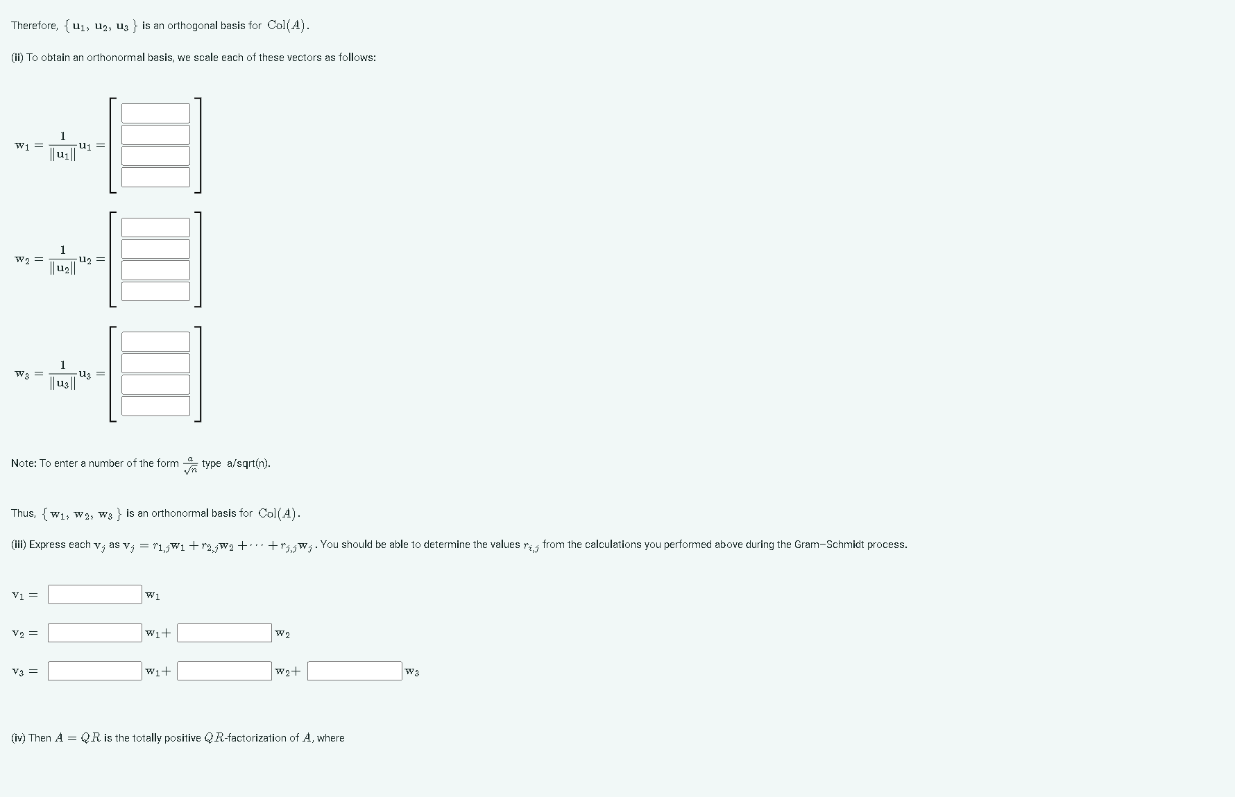 Solved \r\nTherefore, \\( \\left\\{\\mathbf{u}_{1}, | Chegg.com