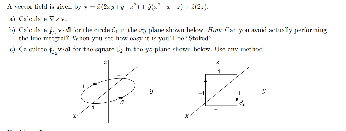 Solved A vector field is ﻿given | Chegg.com