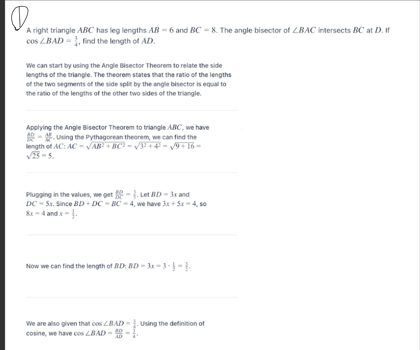 Check the steps for solving the problem in ﻿the | Chegg.com