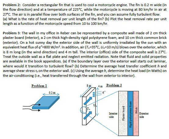 Solved Heat transfer. Convection problems, shear stress, | Chegg.com