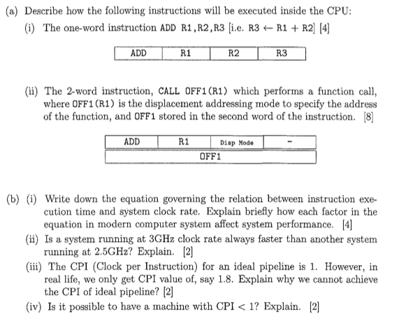 Solved S-Bus 4. Given the data path of a CPU as shown below: | Chegg.com