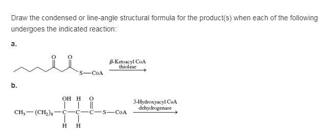 Solved Draw the condensed or line-angle structural formula | Chegg.com