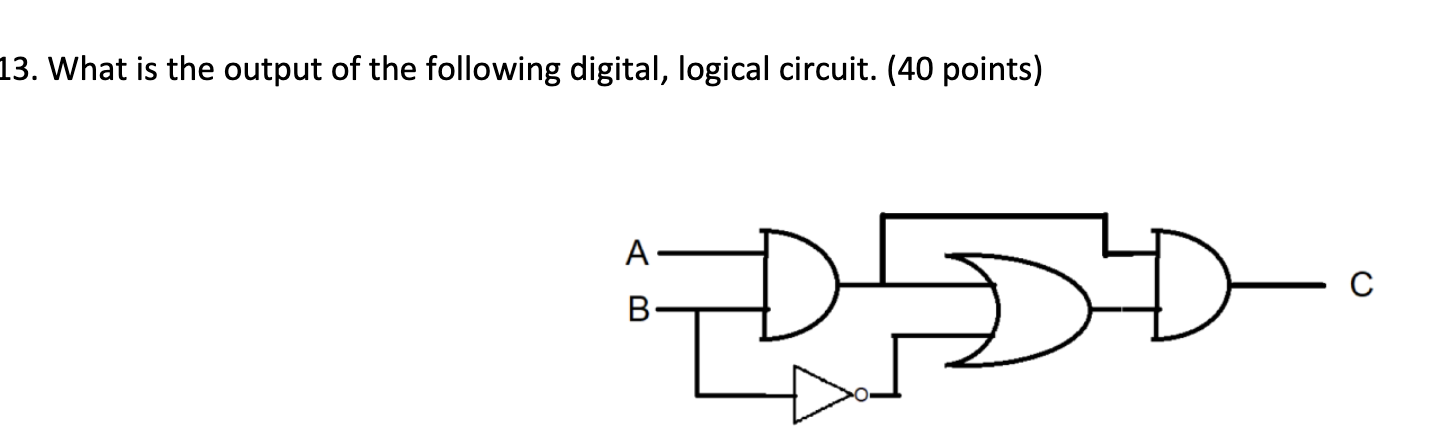 Solved 3. What is the output of the following digital, | Chegg.com