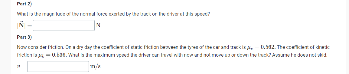 Solved A race car travels around a circular race track with | Chegg.com