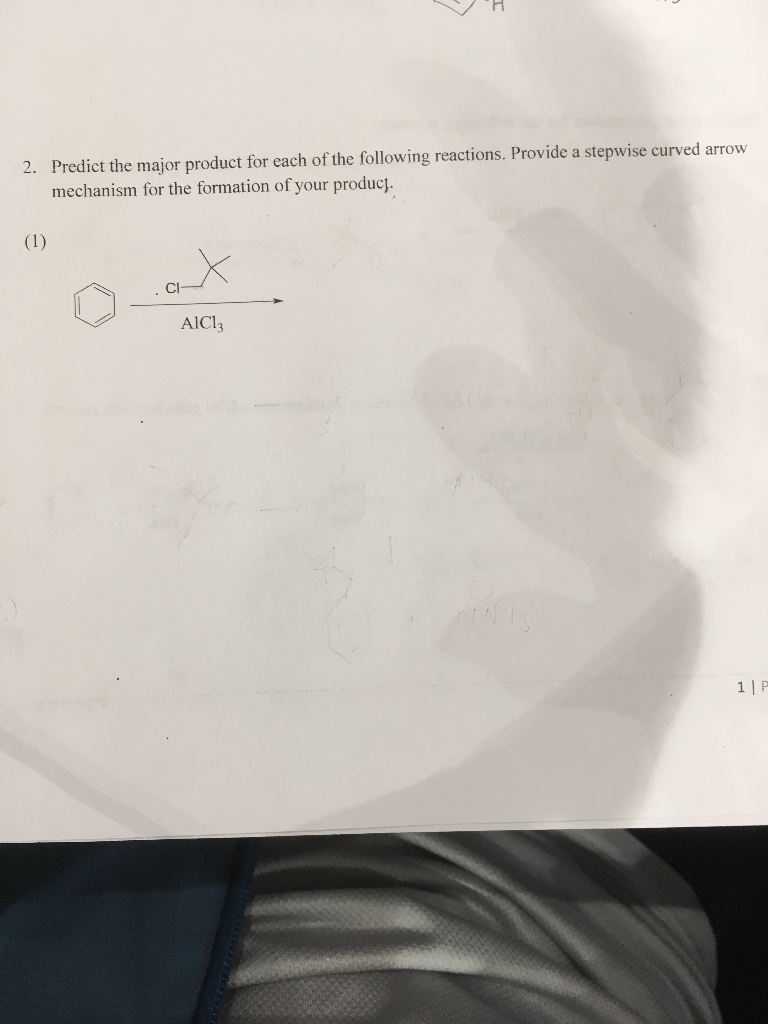Solved 2. Predict the major product for each of the | Chegg.com