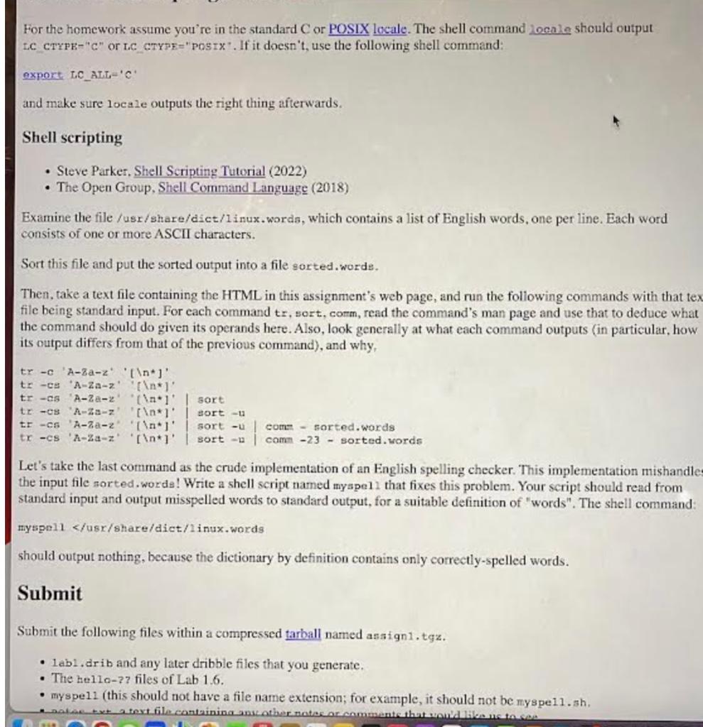 Solved For The Homework Assume Youre In The Standard C Or 