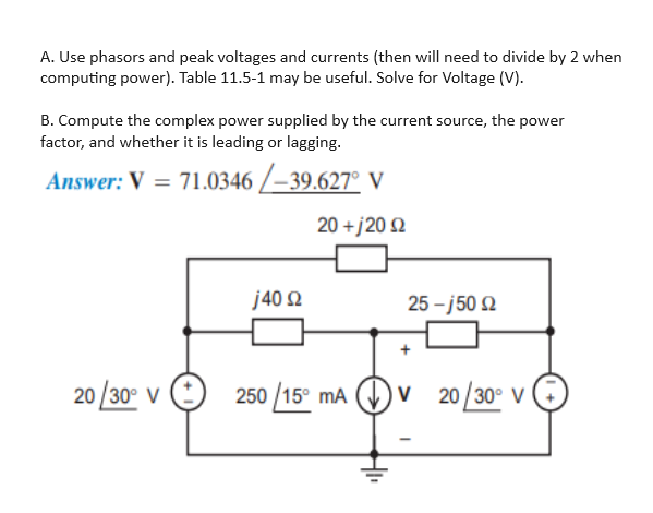 Solved Compute the complex power supplied by the current | Chegg.com