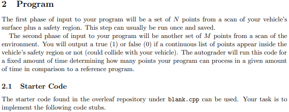 Solved 1 Problem Statement You are tasked with developing an | Chegg.com