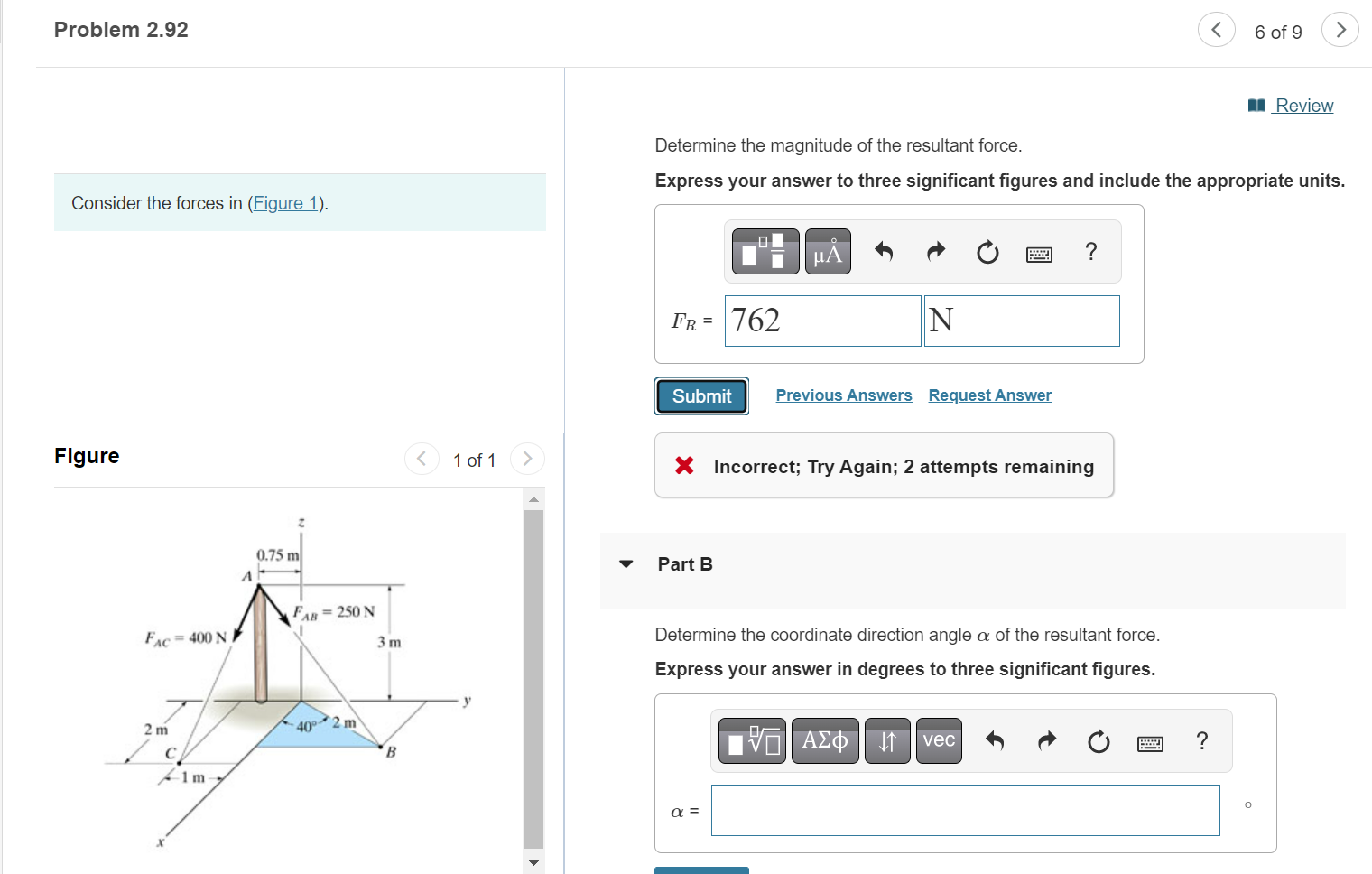 Solved Determine The Magnitude Of The Resultant Force