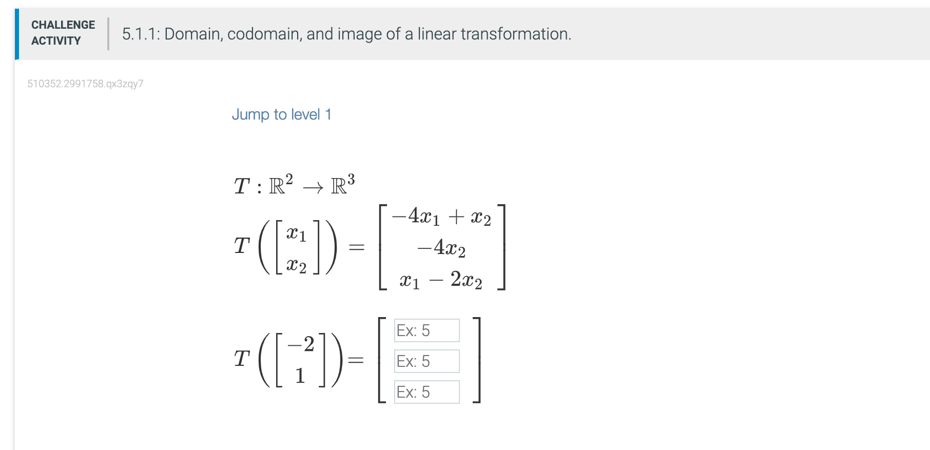 Solved Linear Algebra 3047