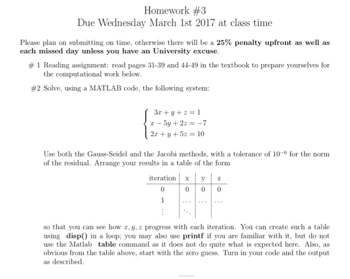 Solved Scientific Computing- Matlab This is my | Chegg.com