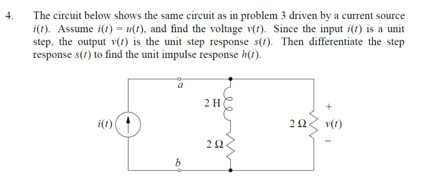 Solved 4. = The circuit below shows the same circuit as in | Chegg.com