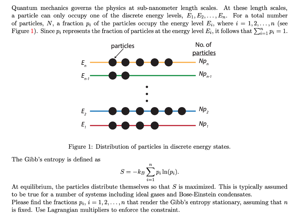 Solved Quantum mechanics governs the physics at | Chegg.com