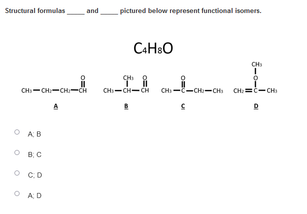 Solved Structural formulas and pictured below represent | Chegg.com