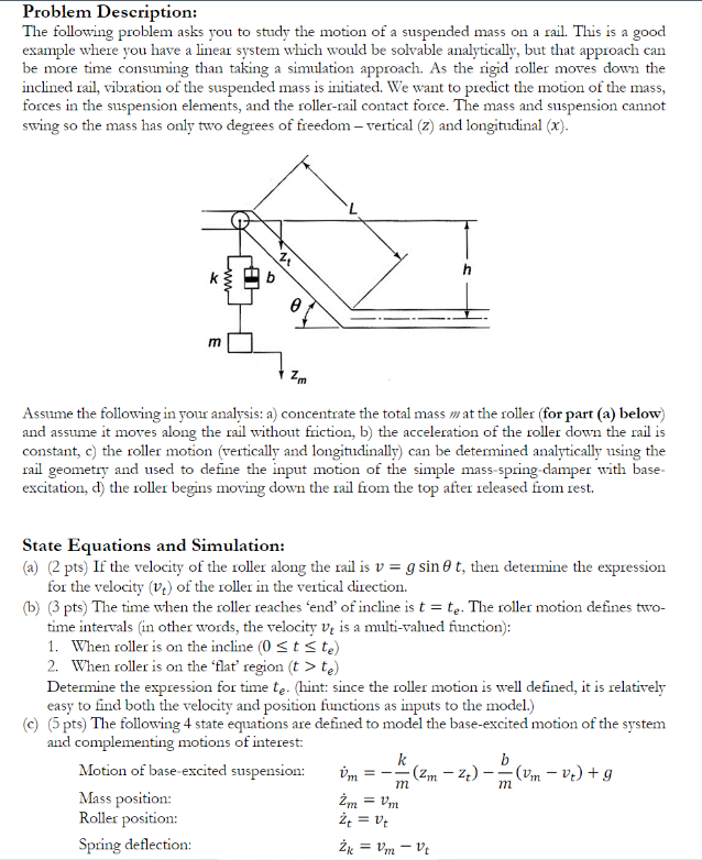 Solved Problem Description: The following problem asks you | Chegg.com