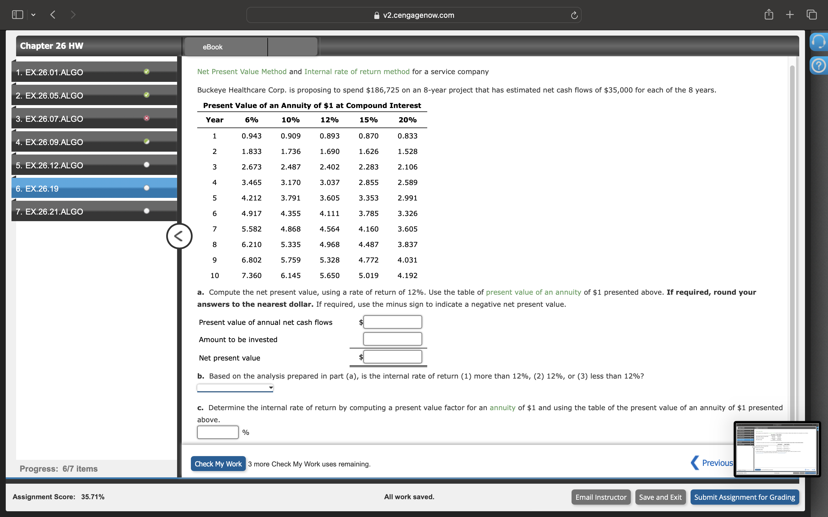 Solved Net Present Value Method and Internal rate of return | Chegg.com