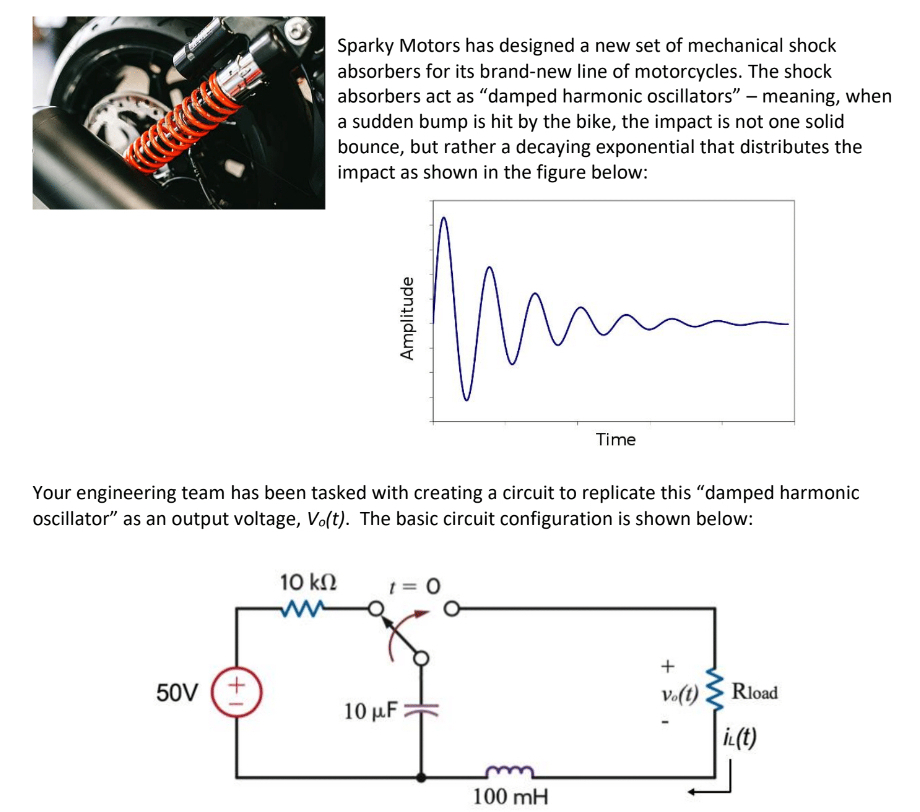 Solved Sparky Motors has designed a new set of mechanical | Chegg.com