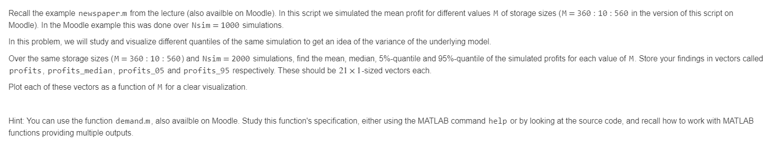 Solved Moodle). In the Moodle example this was done over | Chegg.com