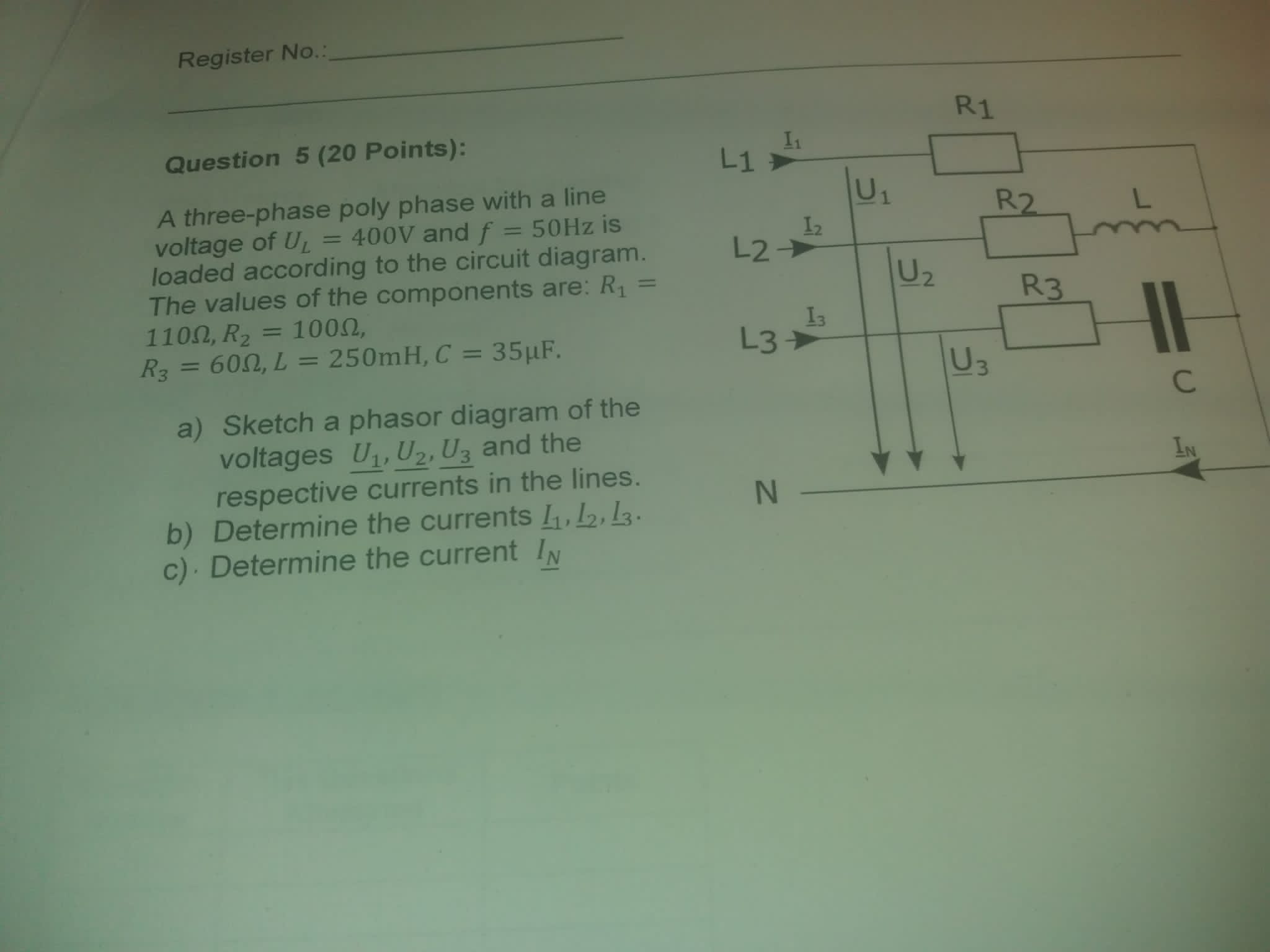Solved A three-phase poly phase with a line voltage of | Chegg.com