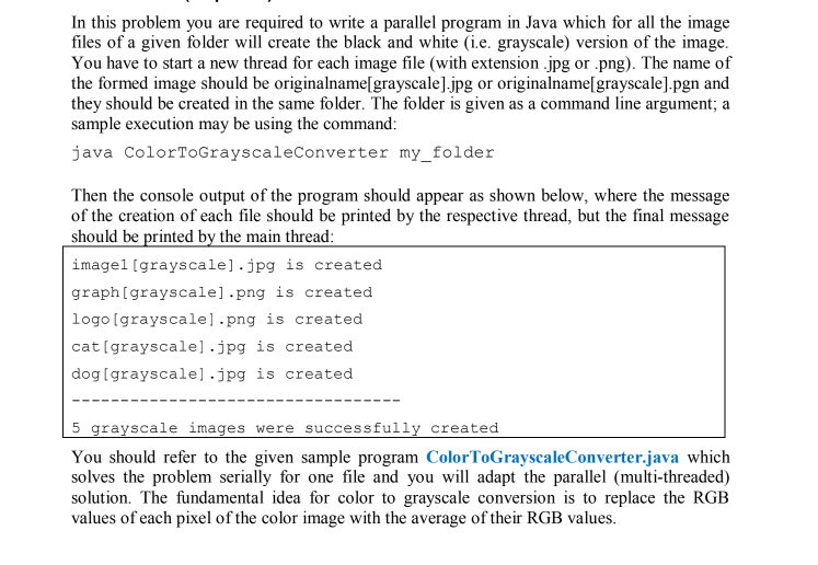 Solved In this problem you are required to write a parallel | Chegg.com
