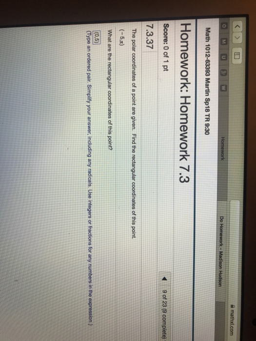 Solved Homework Homework 7 3 Score 0 Of 1 Pt 7 3 35 8 Of