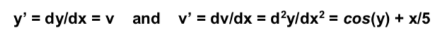 Solved Help solving 2nd order ODE-IVP example problem with | Chegg.com